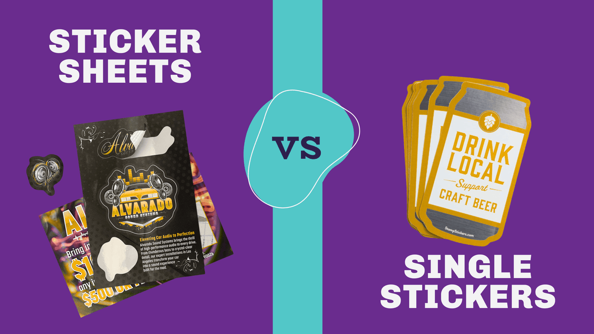 Sticker Sheets vs Individual Stickers: Which Is Best? Uses, Costs, Pros ...