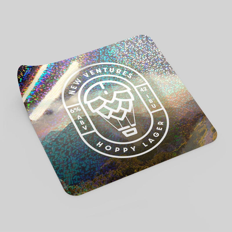 Glitter Round Corner Square Stickers | Free Shipping | Stomp – Stomp ...