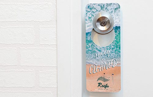 Custom Hotel & Hospitality Products | Free Shipping | Stomp Stickers