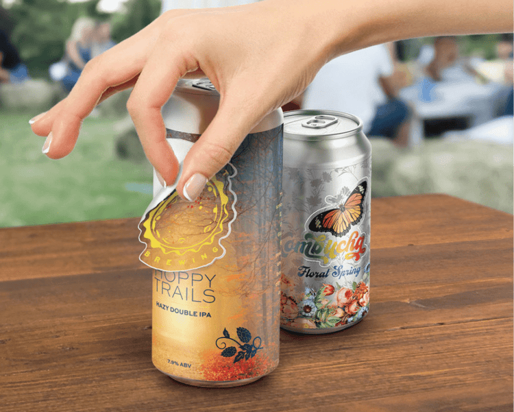 Drink 'N Peel™️ Labels | Stomp Stickers