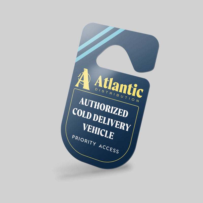 Rounded Hang Tag Parking Permits | Free Shipping – Stomp Stickers