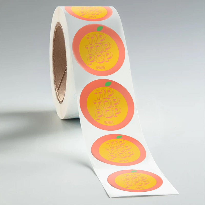 Circle 12 oz Soda Bottle Labels | Free Shipping | Stomp Stickers