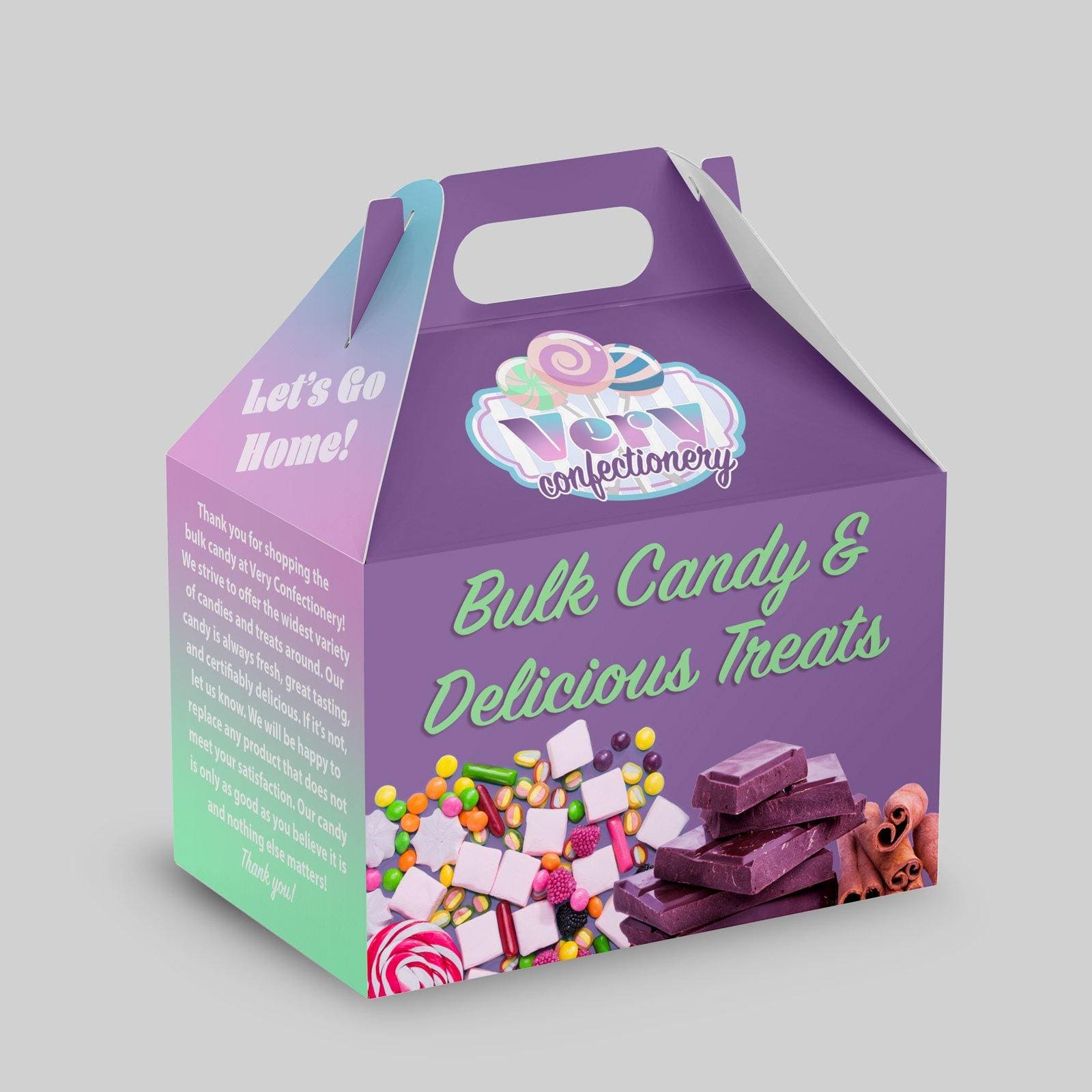 Handle-Top Candy Boxes | Instant Proofs | Free Shipping – Stomp Stickers