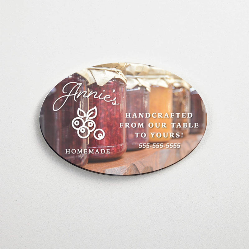 Oval Outdoor Magnets | Instant Proofs | Free Shipping – Stomp Stickers