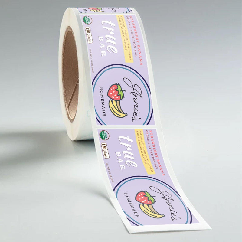 Rectangle Paper Food Packaging Labels | Instant Proofs | Stomp – Stomp ...