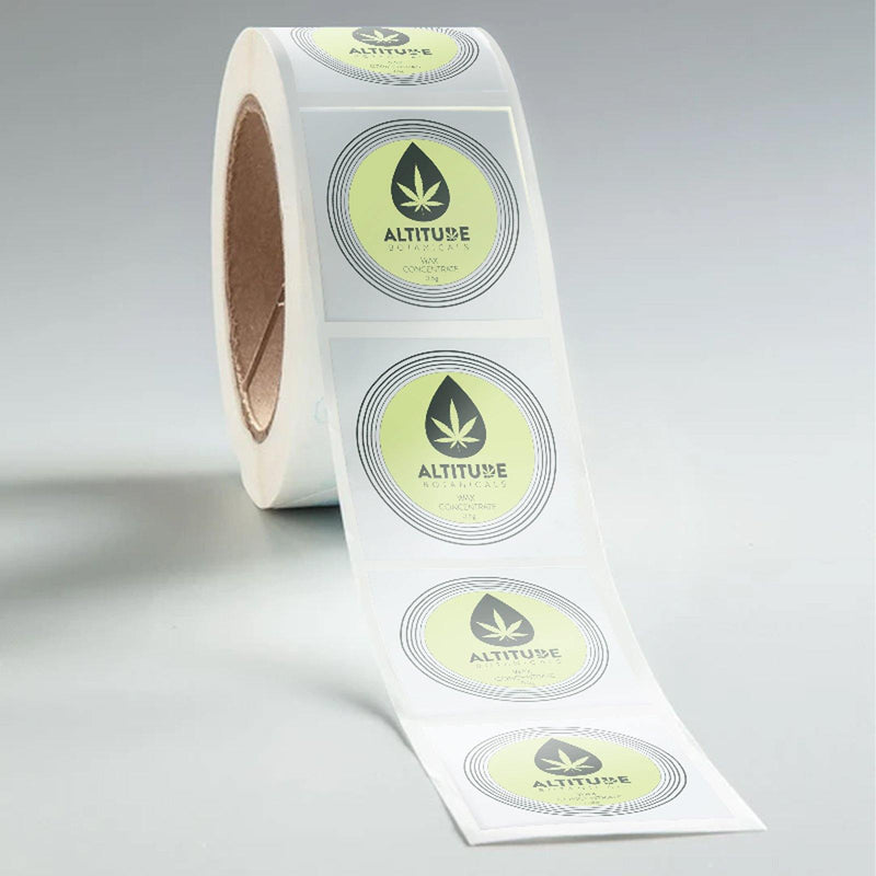 Clear Square Waterproof Tin Labels | Instant Proofs – Stomp Stickers