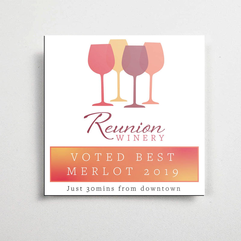 Square Indoor Restaurant Magnets | Free Shipping | Stomp Stickers