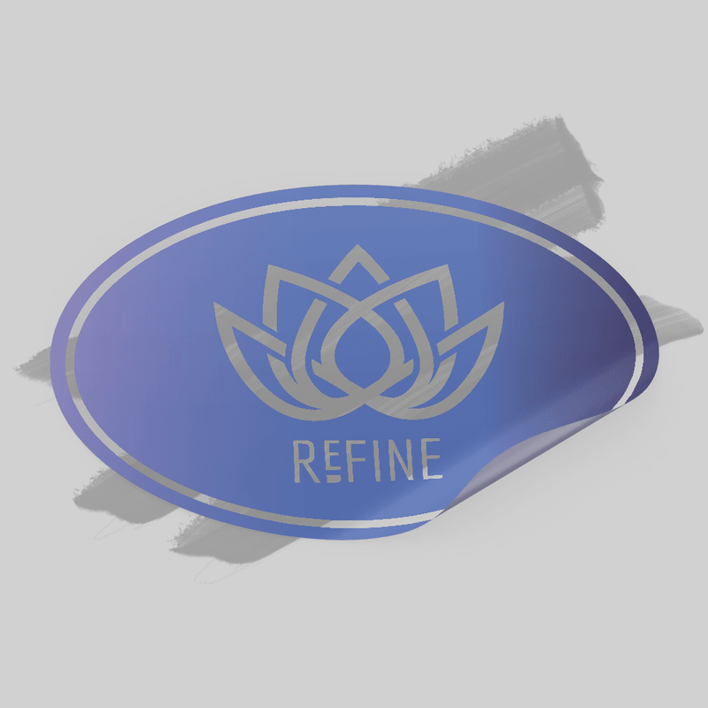 Clear Oval Stickers | Instant Proofs | Free Shipping – Stomp Stickers