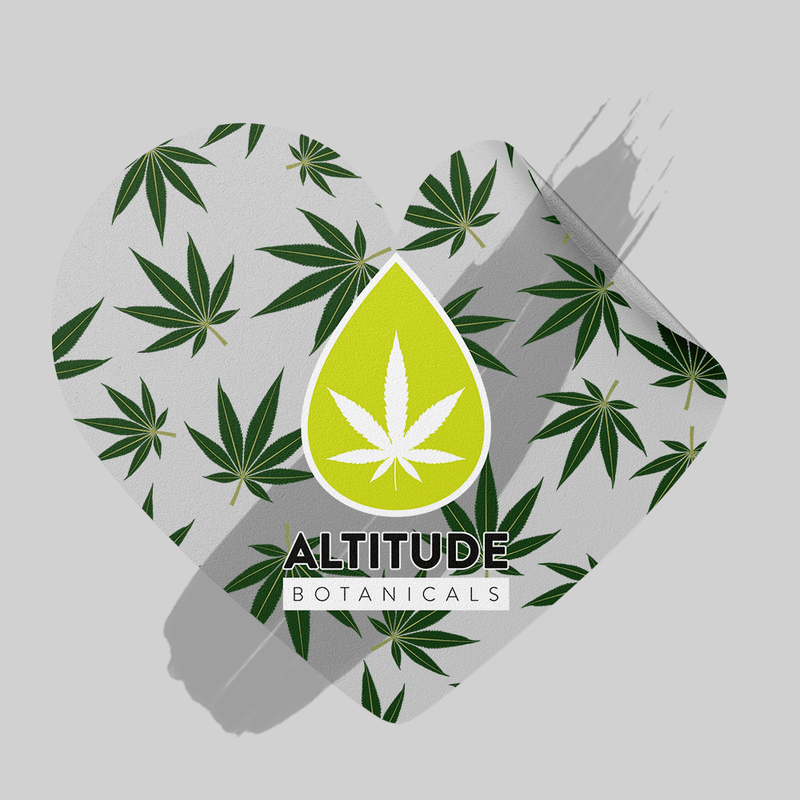 Clear Custom Die Cut CBD Stickers | Free Shipping – Stomp Stickers