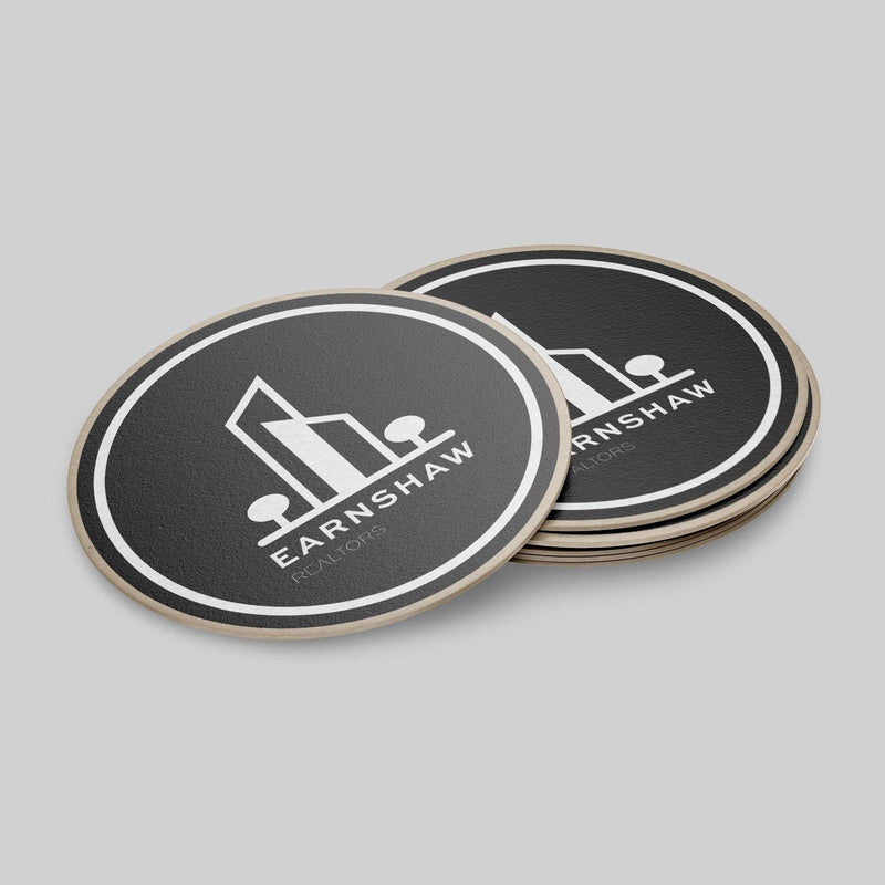 Circle Real Estate Coasters | Free Shipping – Stomp Stickers