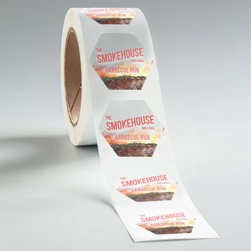 Clear Custom Die Cut Waterproof Roll Labels | Free Shipping | Stomp ...