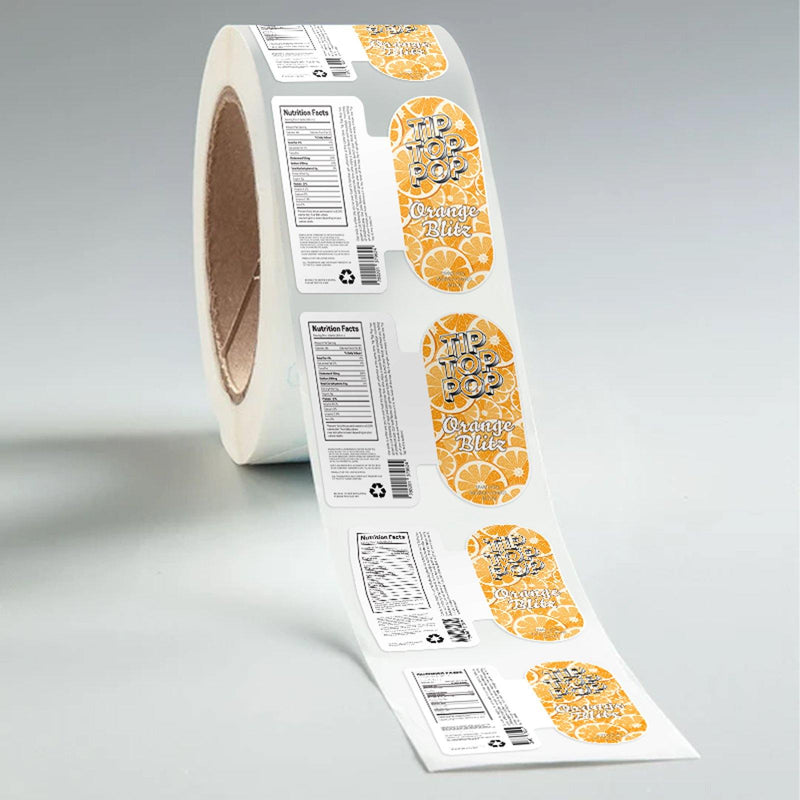 Custom Die Cut Glossy Nutrition Labels (Waterproof) | Stomp – Stomp ...