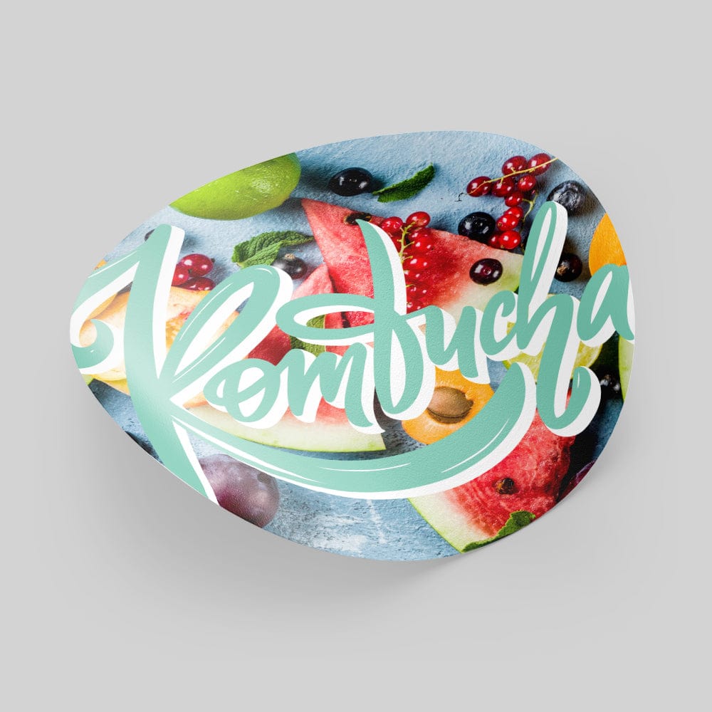 Circle Kombucha Stickers | Free Shipping | Stomp Stickers