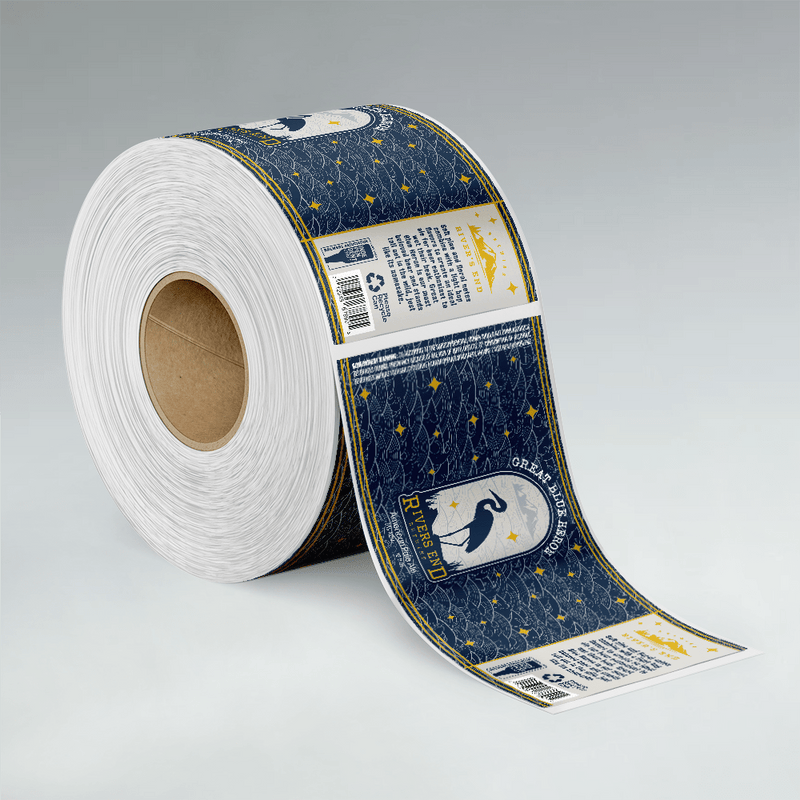 Silver 12 oz Drink ‘N Peel®️ Labels | Free Shipping – Stomp Stickers