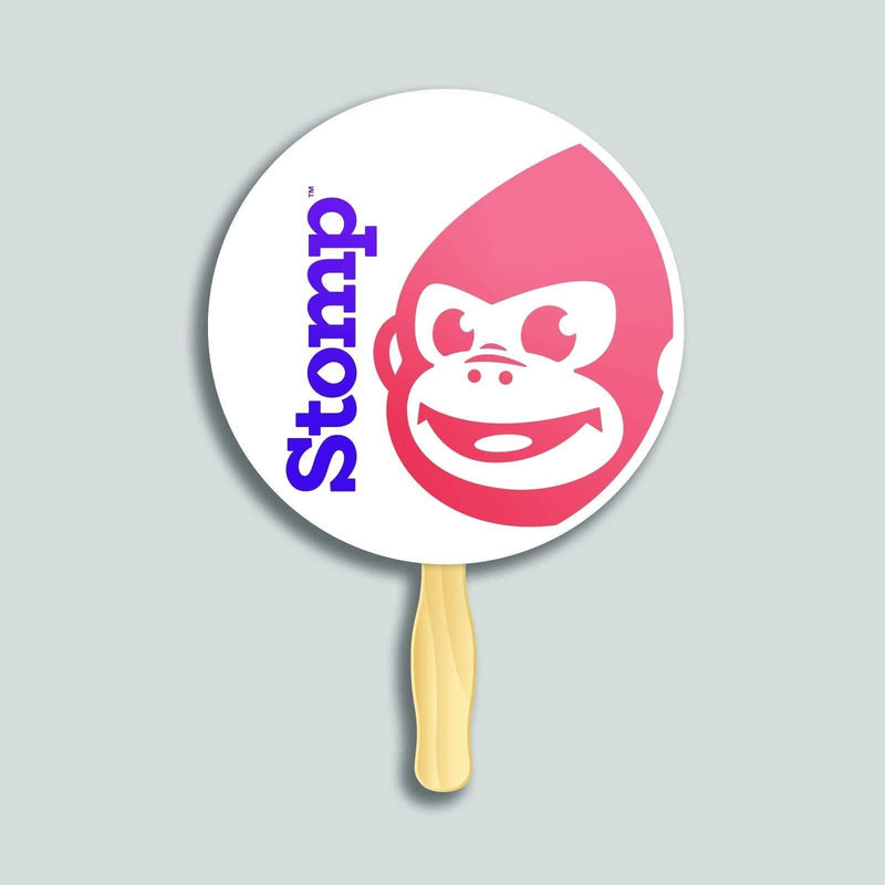 Circle Hand Fans | Instant Proofs | Free Shipping – Stomp Stickers