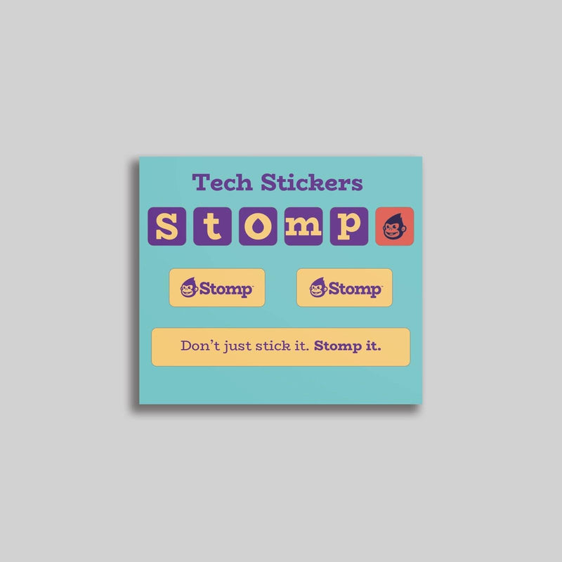 Rectangle Tech Stickers | Instant Proofs | Free Shipping – Stomp Stickers